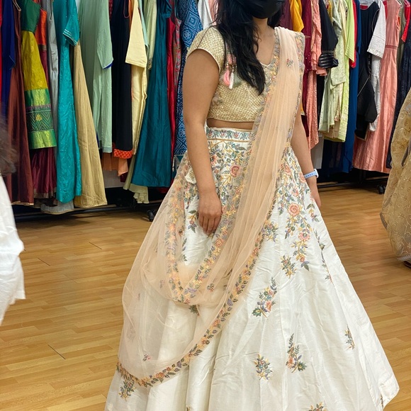 Lehengas | Floral Lengha 3 Piece | Poshmark